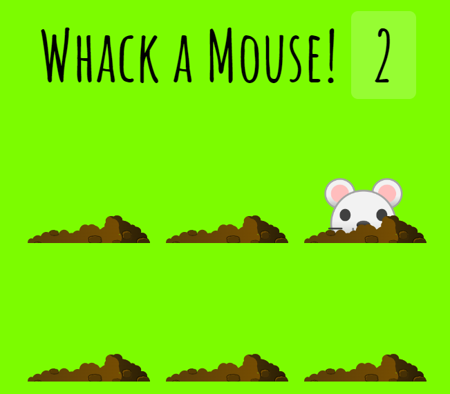 Whack a Mouse Game in JavaScript Free Source Code | SourceCodester